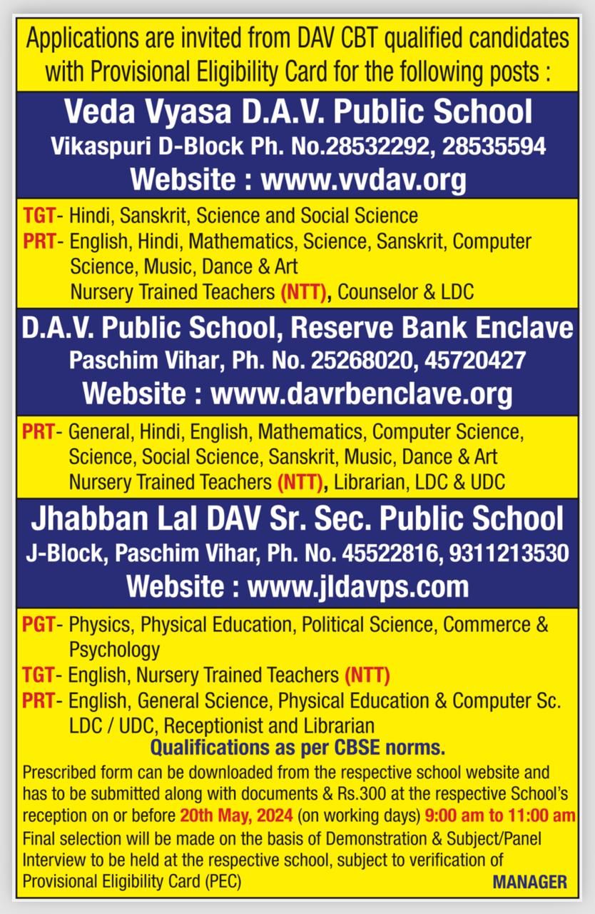 Welcome to DAV Public School